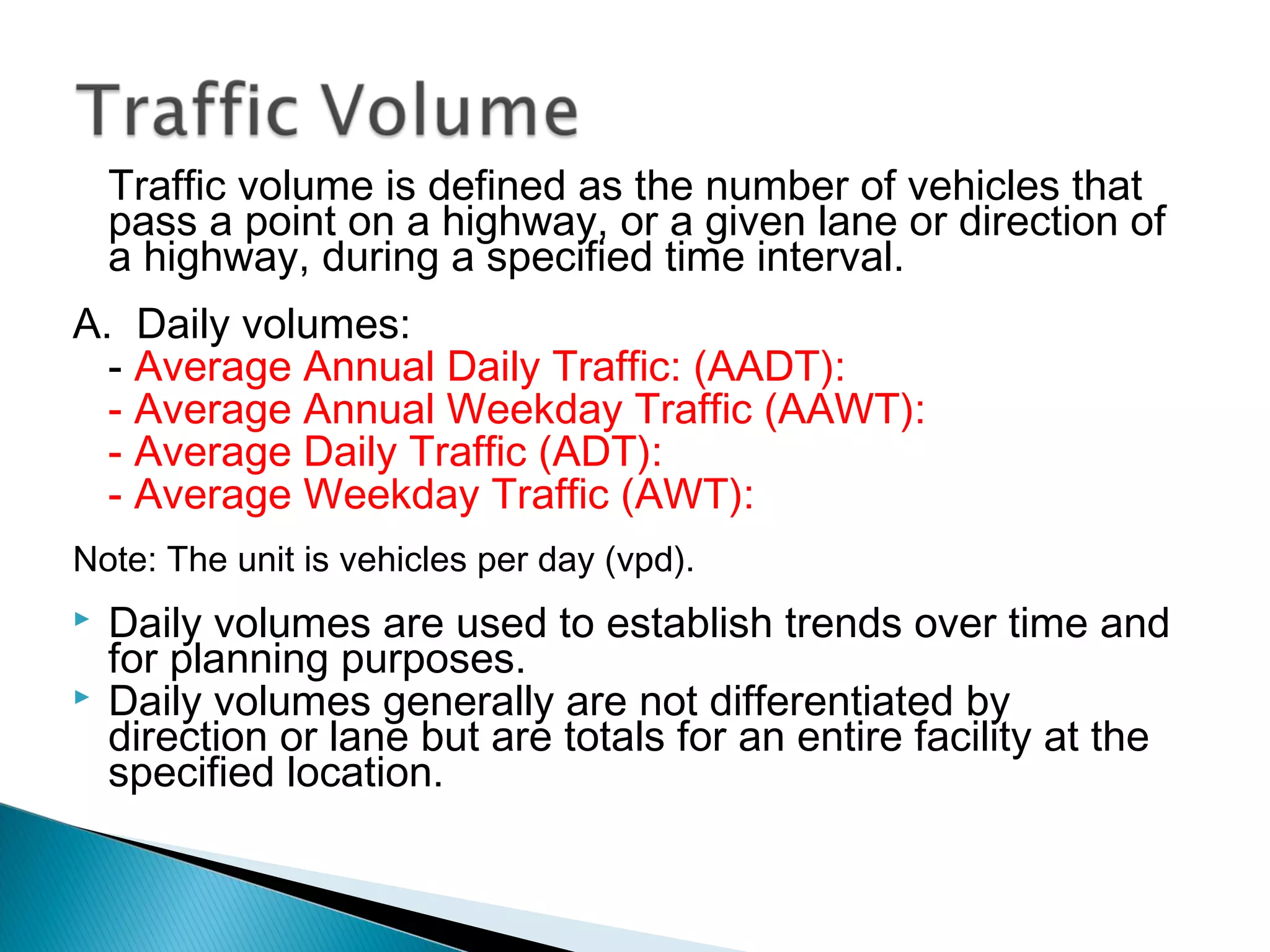 Design traffic For Highways | PPT