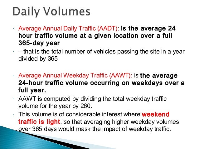 Design traffic For Highways