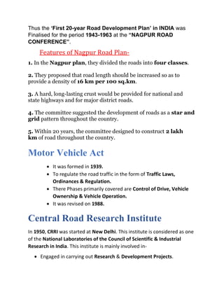 Highway Development & Planning | PDF