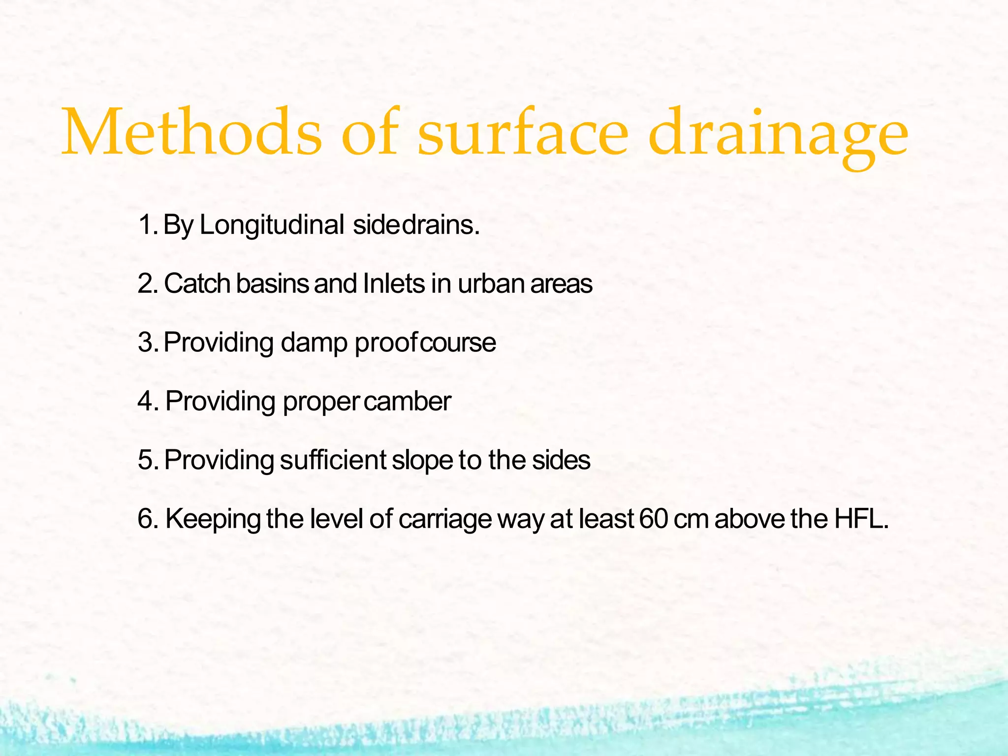 Highway drainage | PPTX