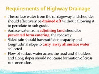 Highway drainage | PPTX