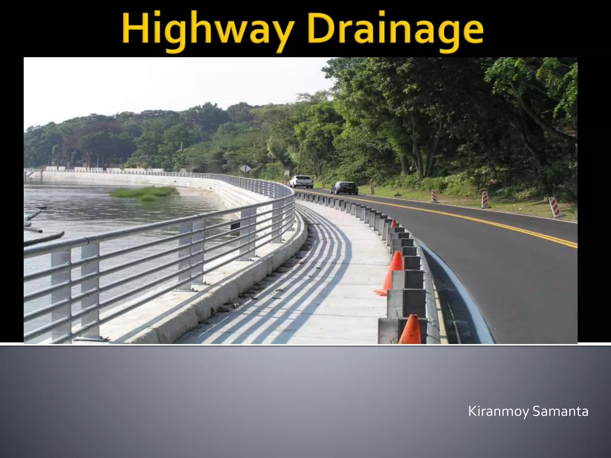 Highway Drainage (Highway Engineering) | PPTX