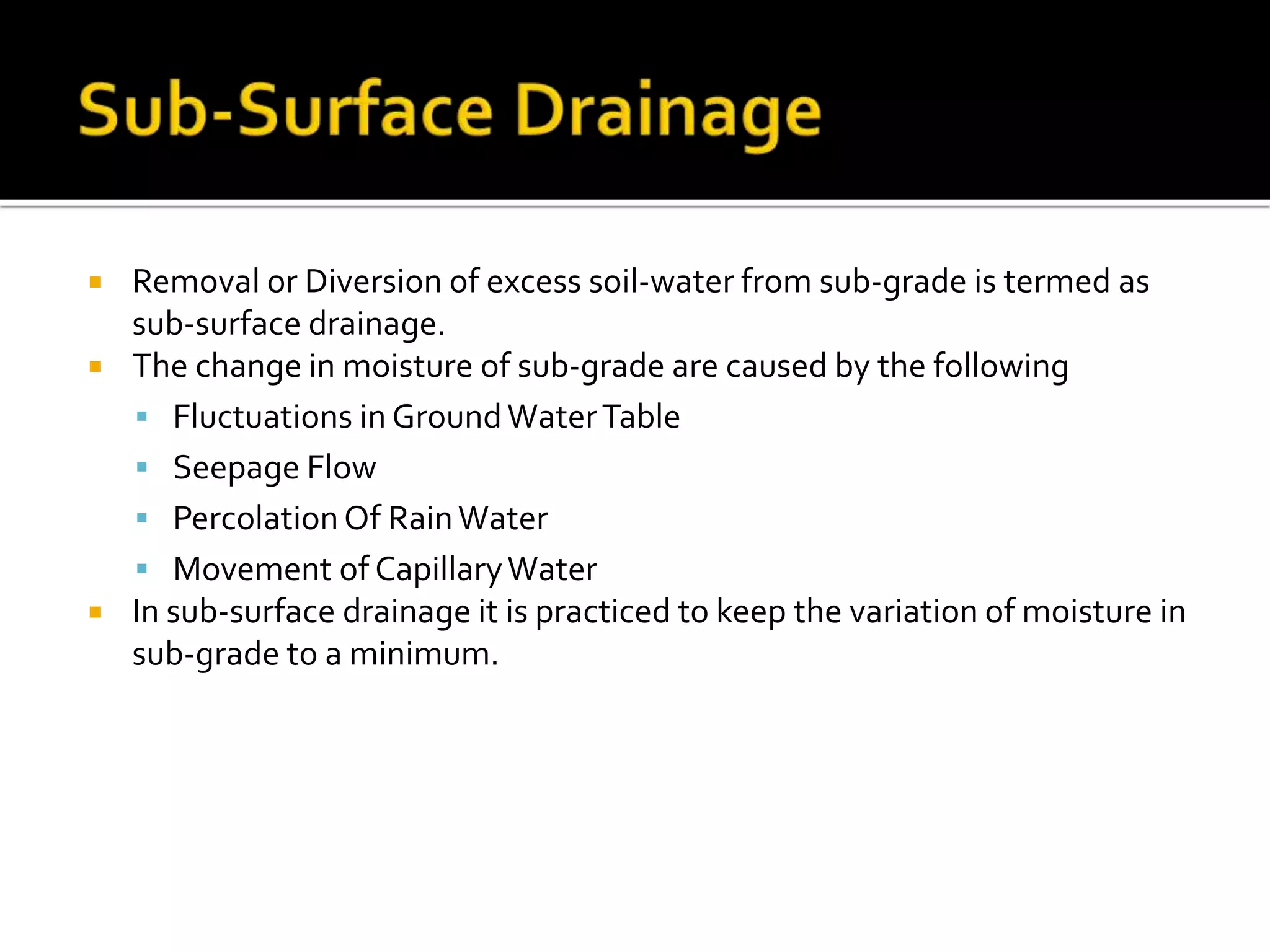 Highway Drainage (Highway Engineering) | PPTX
