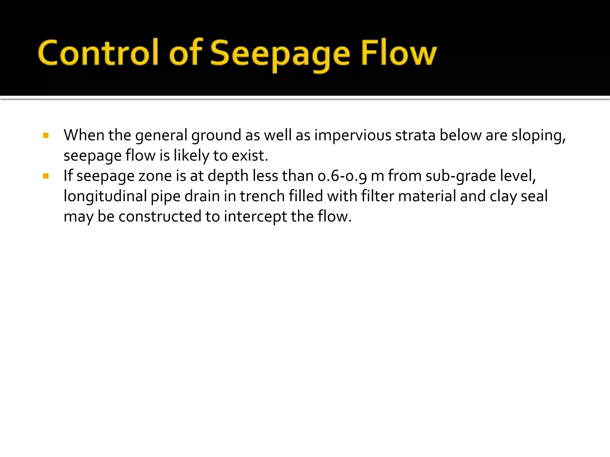Highway Drainage (Highway Engineering) | PPTX