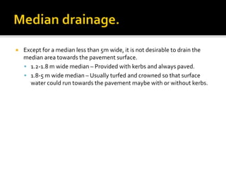 Highway Drainage (Highway Engineering) | PPTX