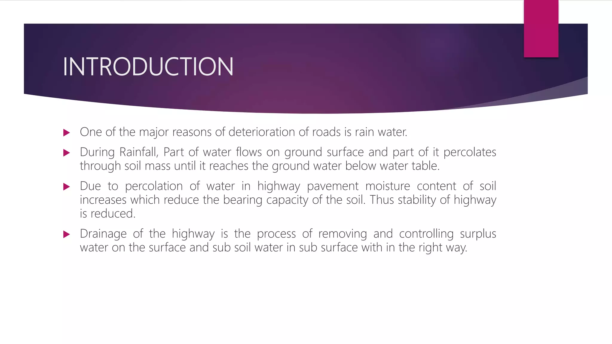 Highway Drainage System | PPTX