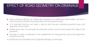 Highway Drainage System | PPTX