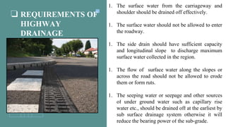 Highway drainage system | PPTX