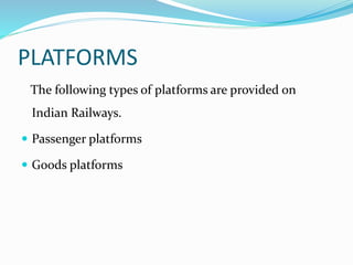 equipments at railway station | PPTX