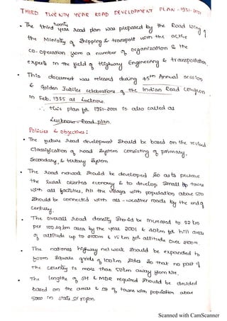 Highway engg, module 1, highway development and planning by shweta n v ...