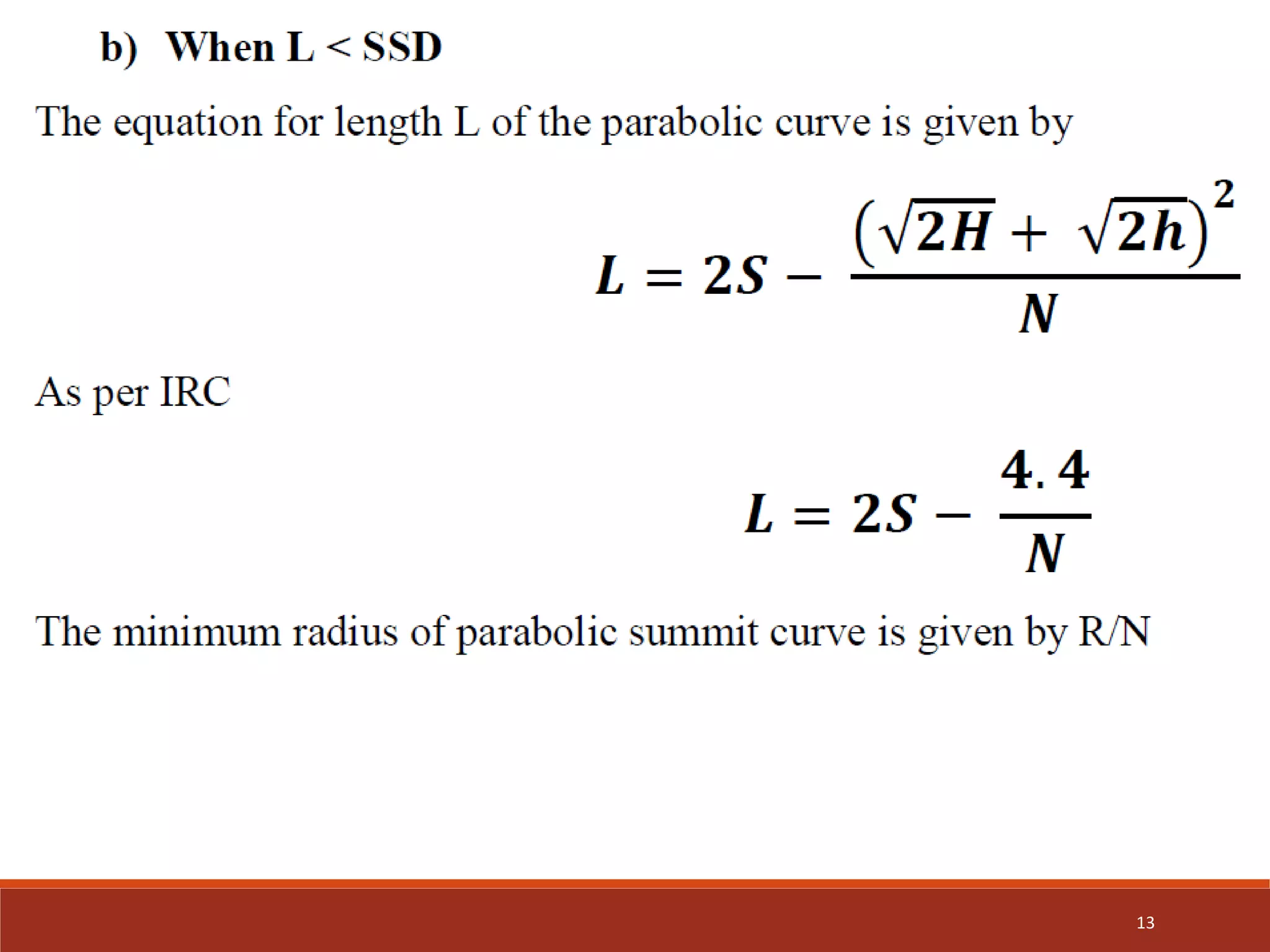 Highway Vertical Alignment | PPTX