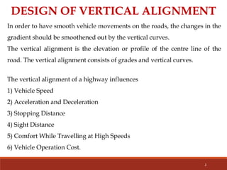 Highway Vertical Alignment | PPTX