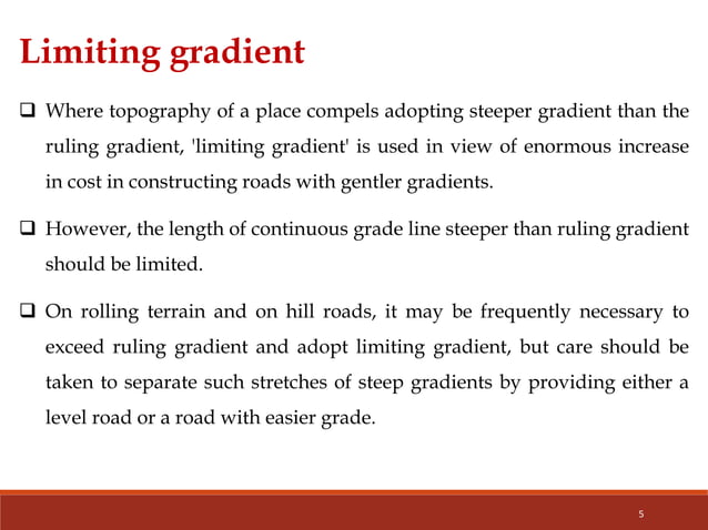 Highway Vertical Alignment | PPTX