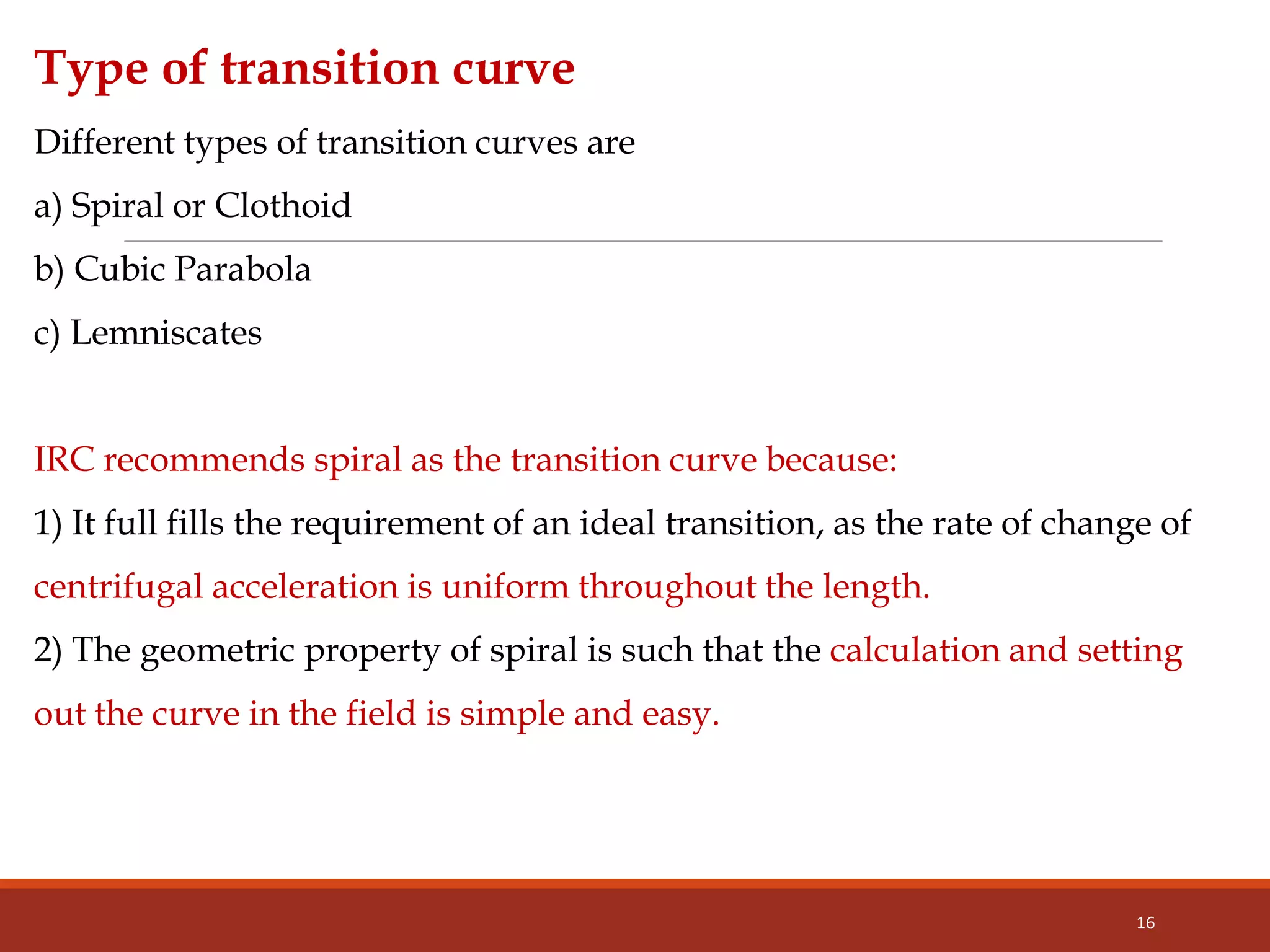 Highway Horizontal Alignment | PPTX