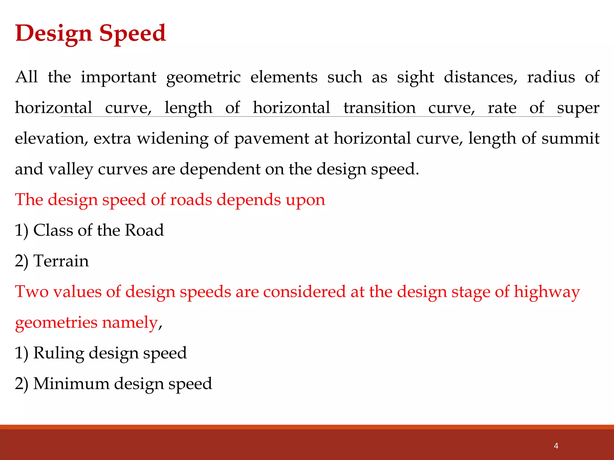 Highway Horizontal Alignment | PPTX