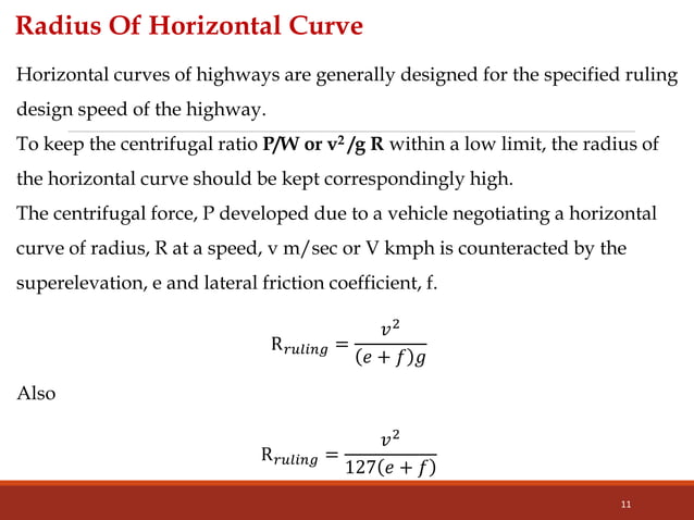 Highway Horizontal Alignment | PPTX | Physics | Science