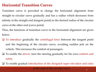 Highway Horizontal Alignment | PPTX