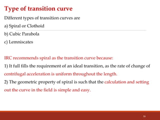 Highway Horizontal Alignment | PPTX