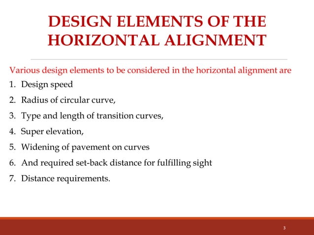 Highway Horizontal Alignment | PPTX | Physics | Science