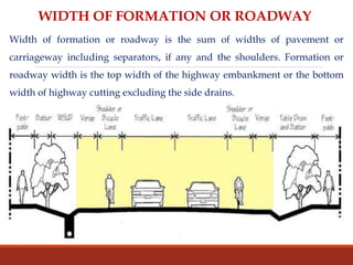Highway Cross-sectional Elements | PPTX