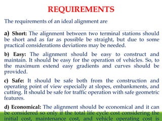 Highway Alignment | PPTX