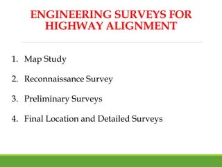 Highway Alignment | PPTX