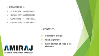 Highway engineering PPT | PPTX