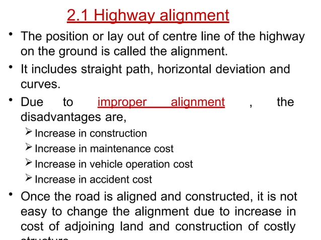 Geometric design of Highway Engineering | PPT