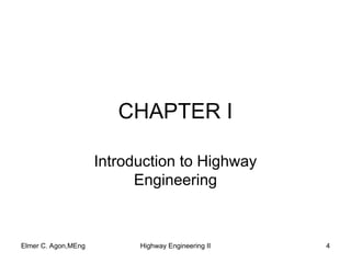 Highway Engineering presentation -elmer.ppt