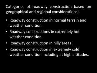 Highway engineering at high altitudes | PPTX