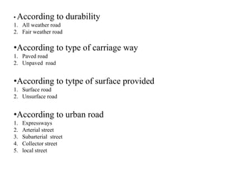 Highway engineering introduction | PPTX