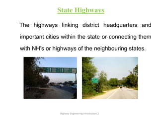 Highway engineering : Introduction 2 | PPTX