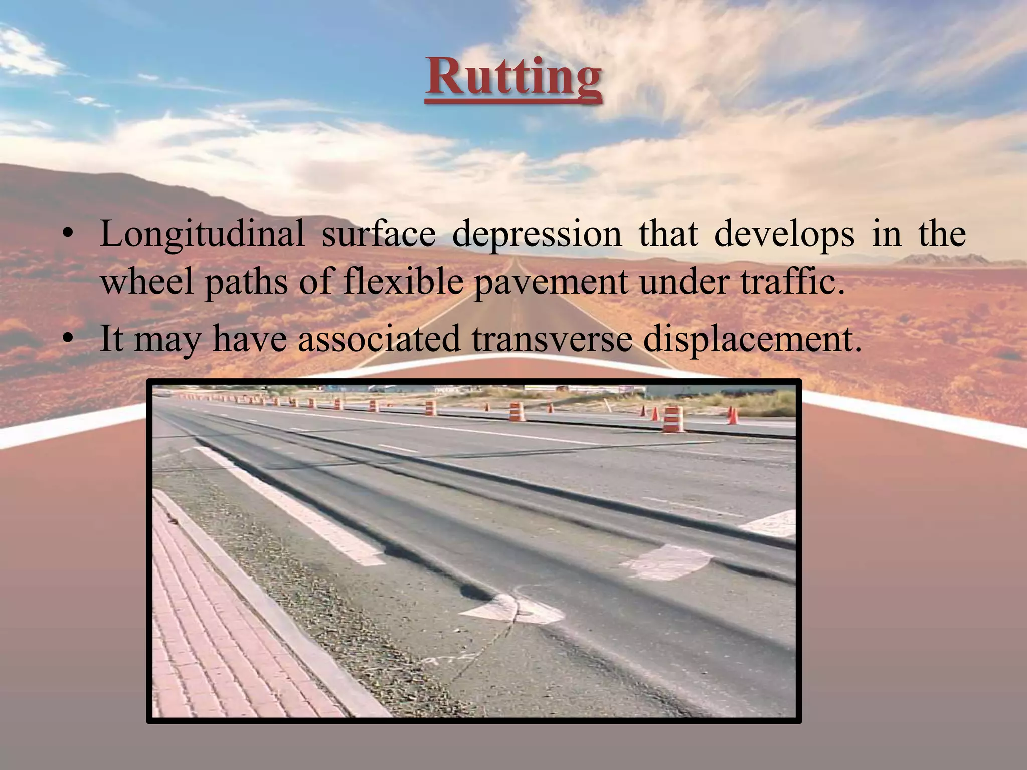 Highway failure and their maintenance | PPTX