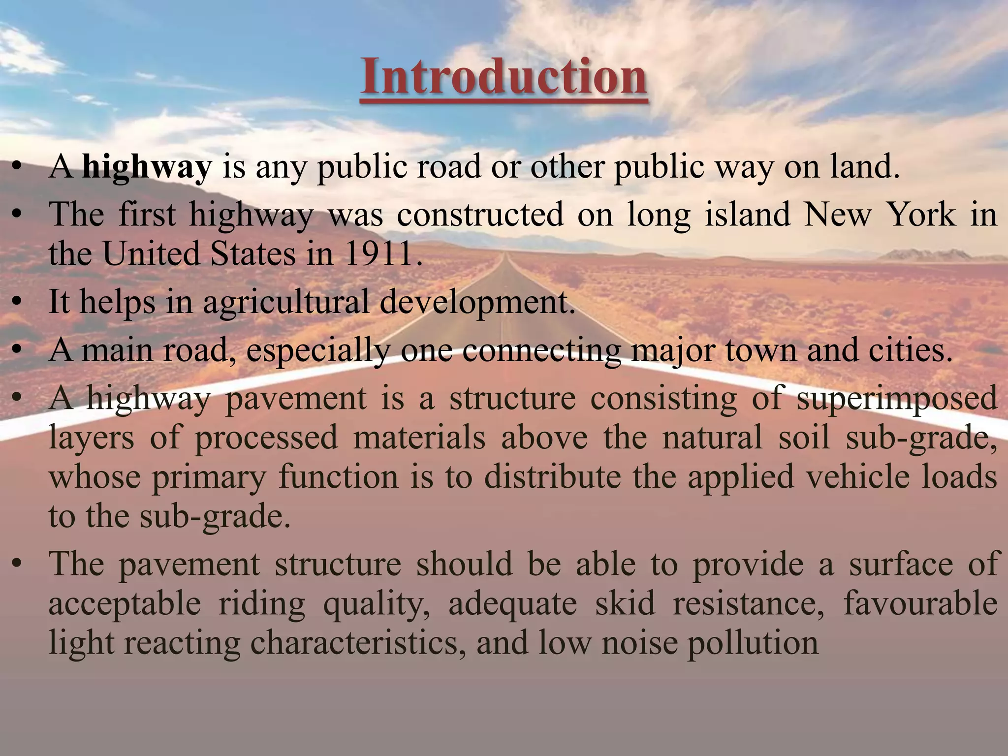 Highway failure and their maintenance | PPTX