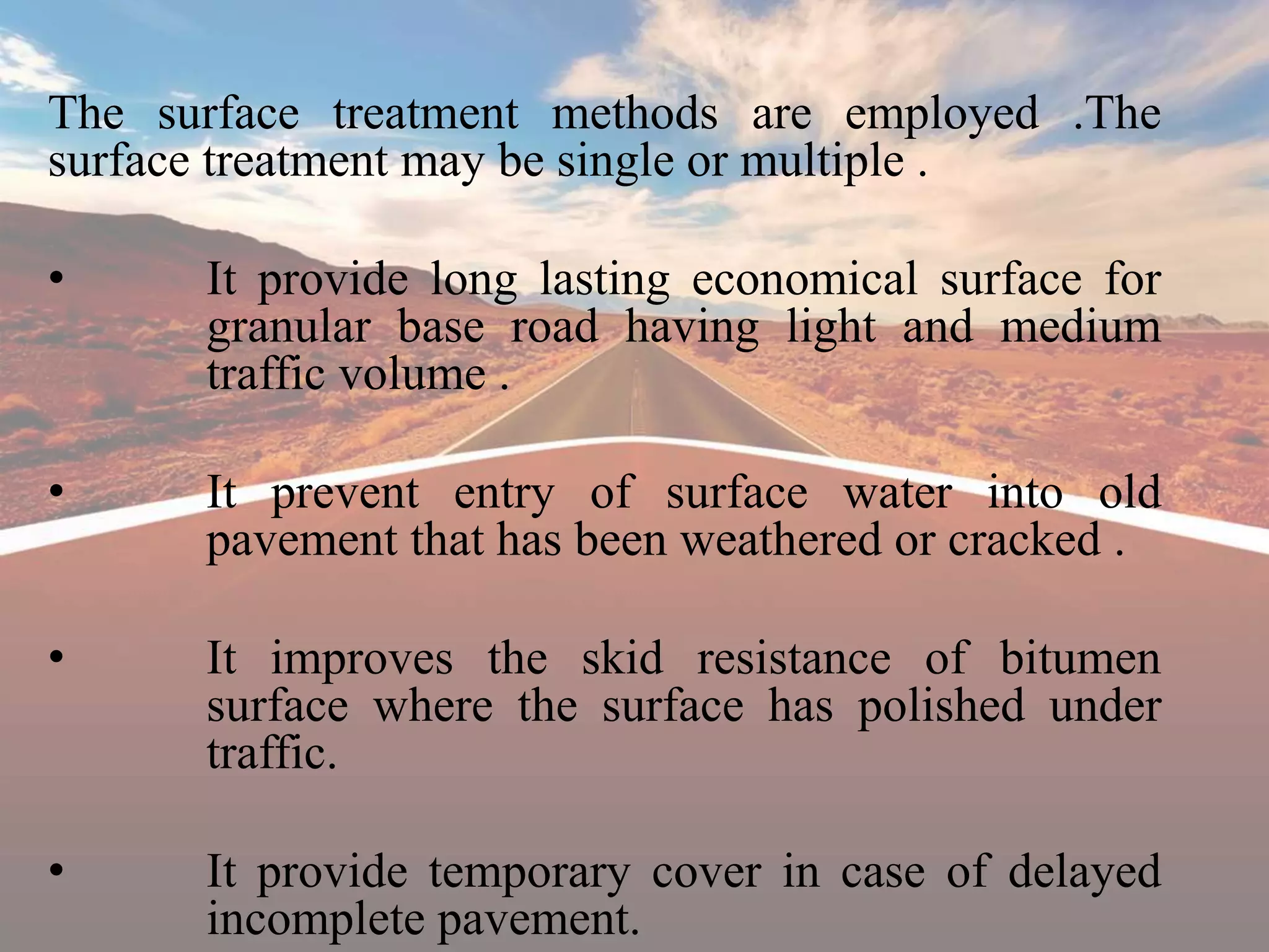 Highway failure and their maintenance | PPTX