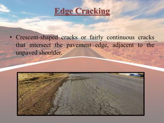 Highway failure and their maintenance | PPTX