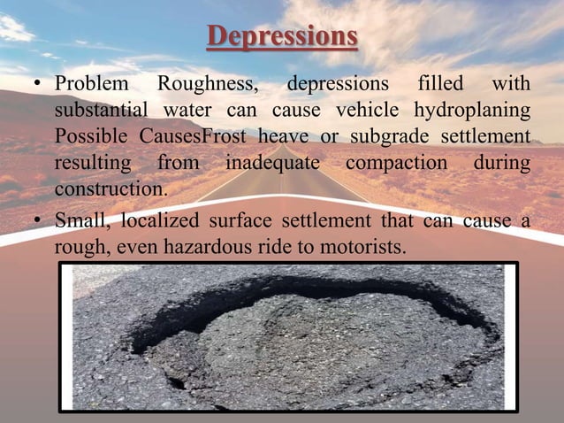 Highway failure and their maintenance | PPTX