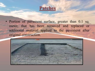 Highway failure and their maintenance | PPTX