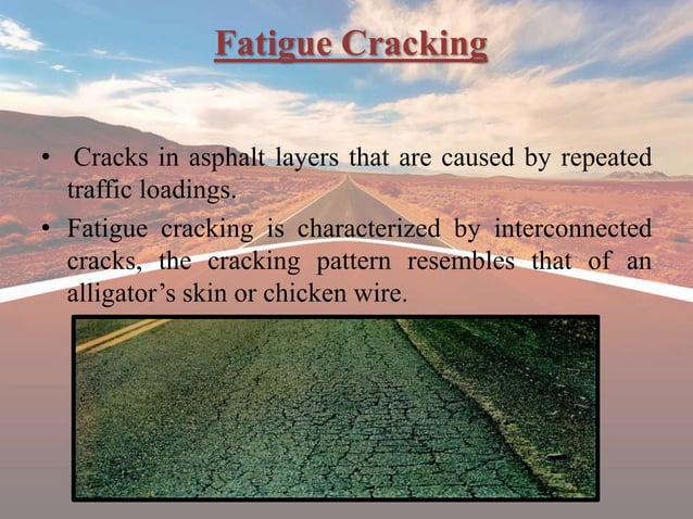 Highway failure and their maintenance | PPTX