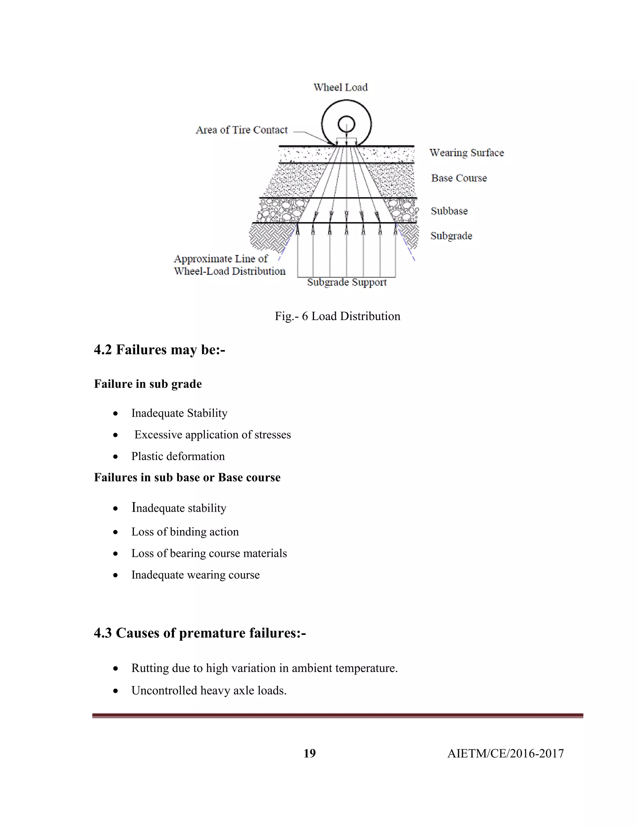 Highway failure & their maintenance seminar report | PDF