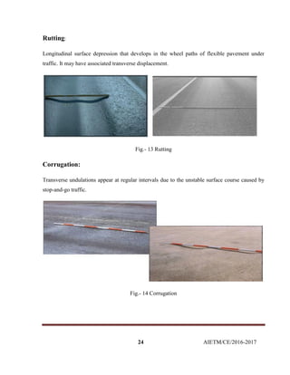 Highway failure & their maintenance seminar report | PDF