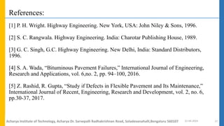 highway failures and maintenance tech seminar.pptx