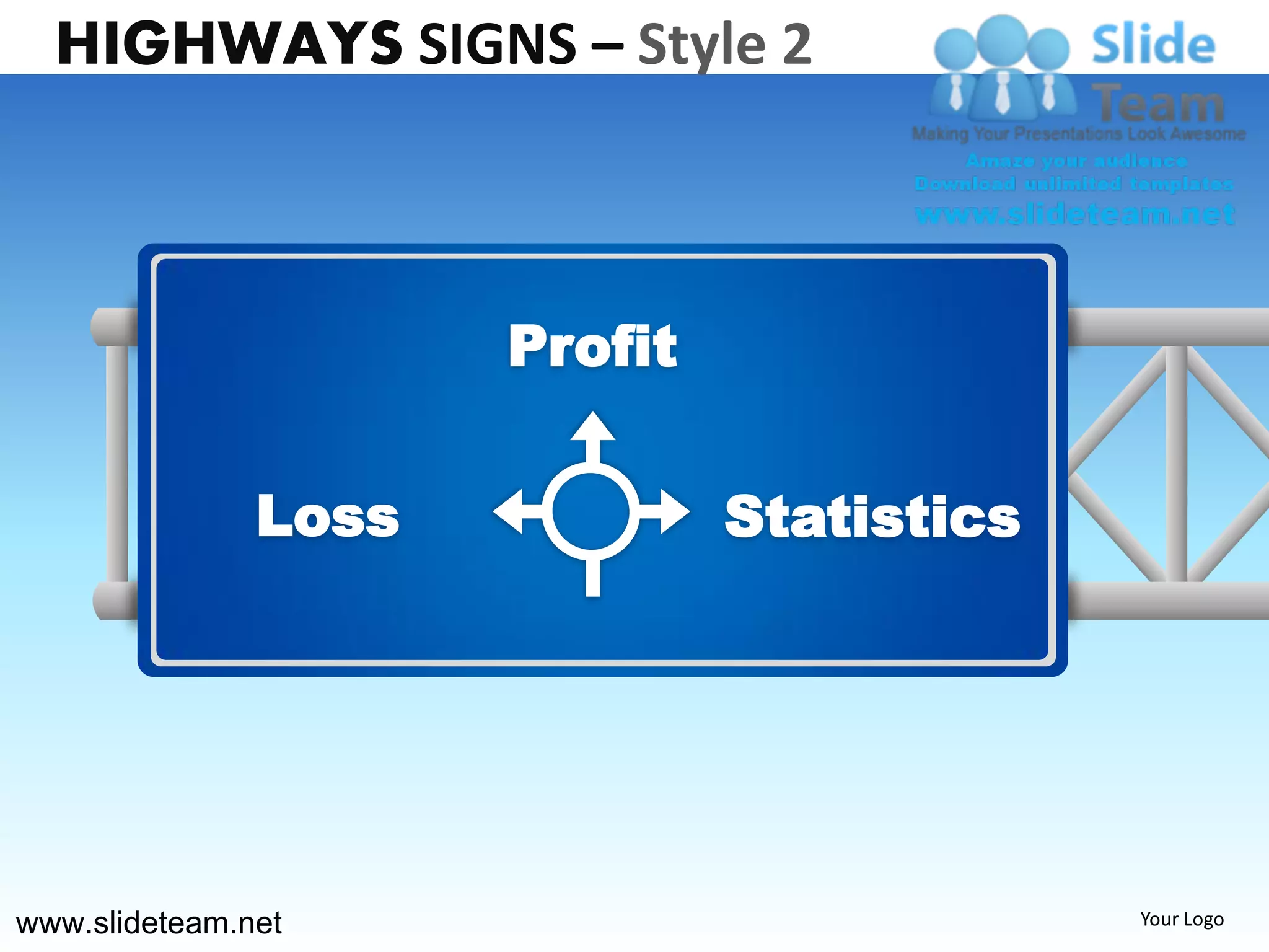 Highway freeway exit signs billboards signs design 2 powerpoint ppt ...