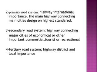 Highway functional | PPTX
