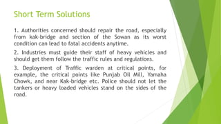 highway problems and their solutions | PPTX
