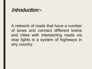 Highway description | PPT