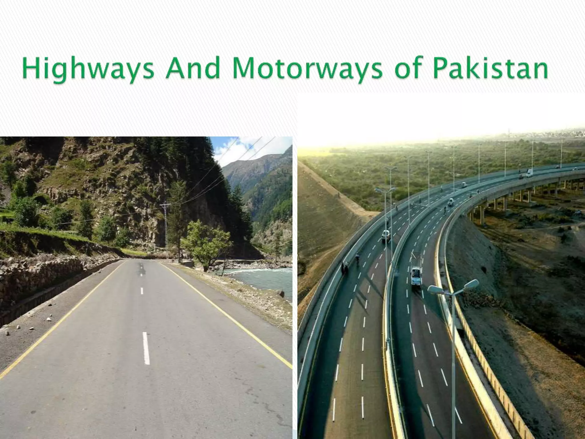 Highways and motorways of pakistan | PPTX