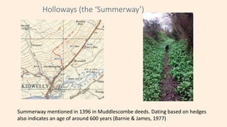 Old Highways and byways in the Kidwelly area | PPTX