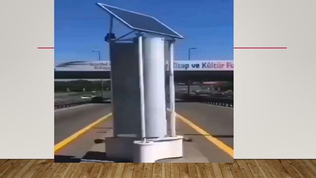 Highway Wind Turbine Electricity generation PPT. | PPTX | Green ...