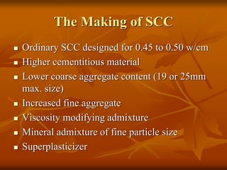 High workability concrete | PDF | Chemistry | Science